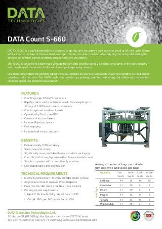Data count s 660 Industrial counting machine