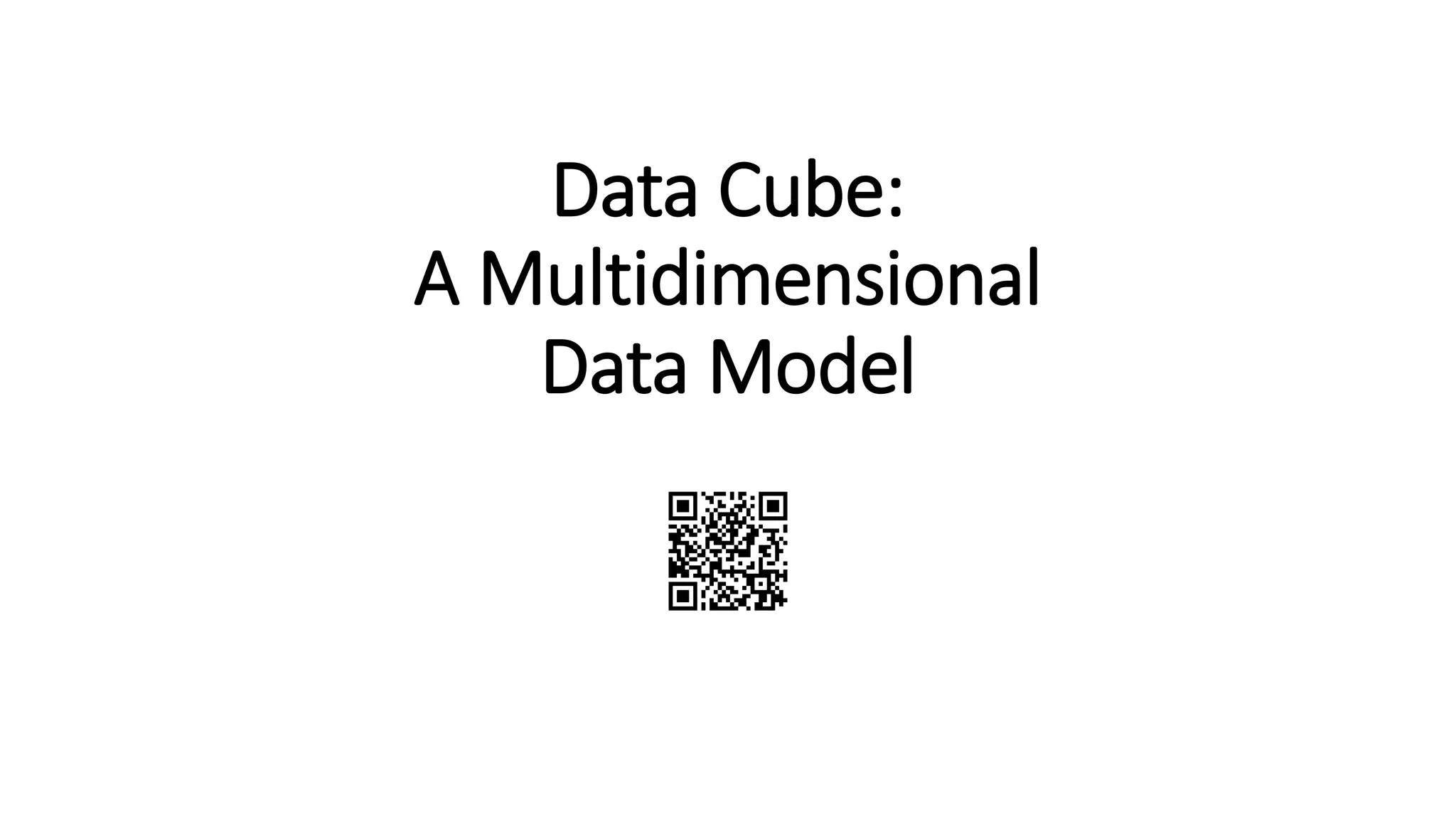 Data cube | PDF