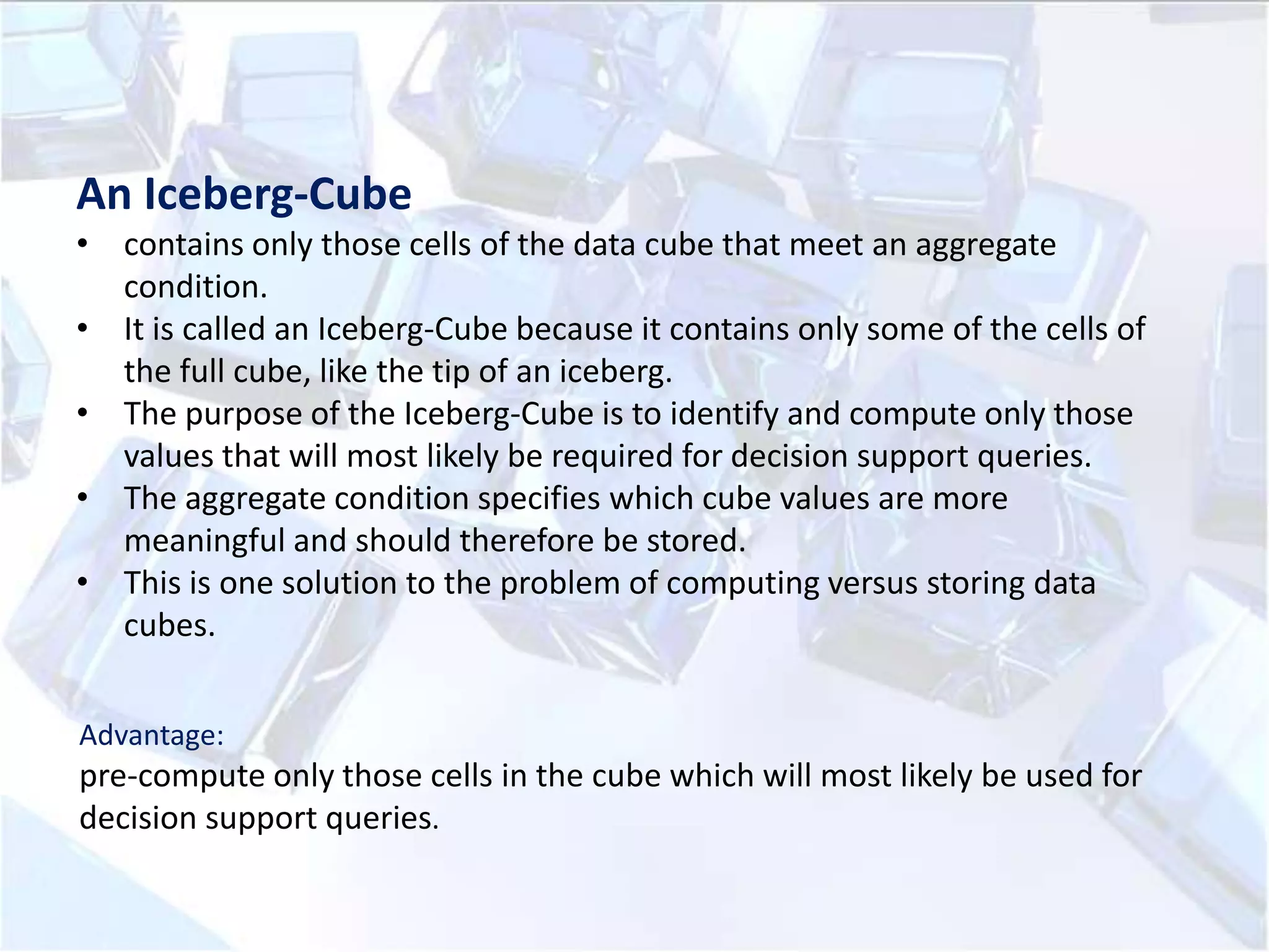 Data Cube Computation Pptx 3668