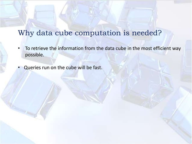Data Cube Computation Ppt