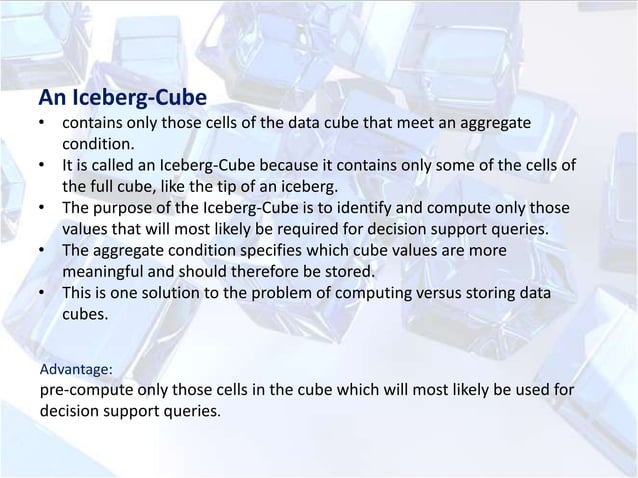 Data cube computation | PPTX