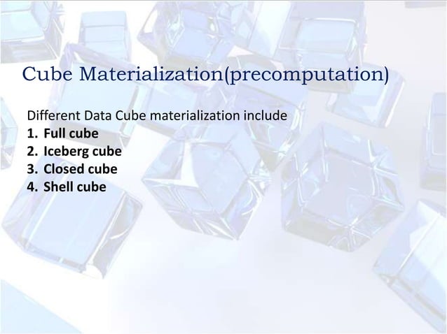 Data Cube Computation Ppt