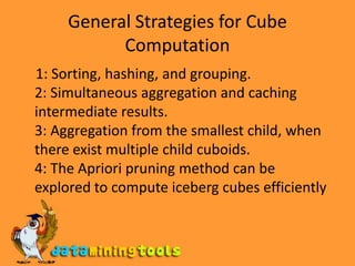 Data Mining: Data cube computation and data generalization | PPTX