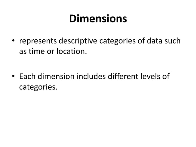 Data cubes | PPTX | Databases | Computer Software and Applications