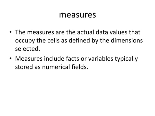 Data cubes | PPTX | Databases | Computer Software and Applications