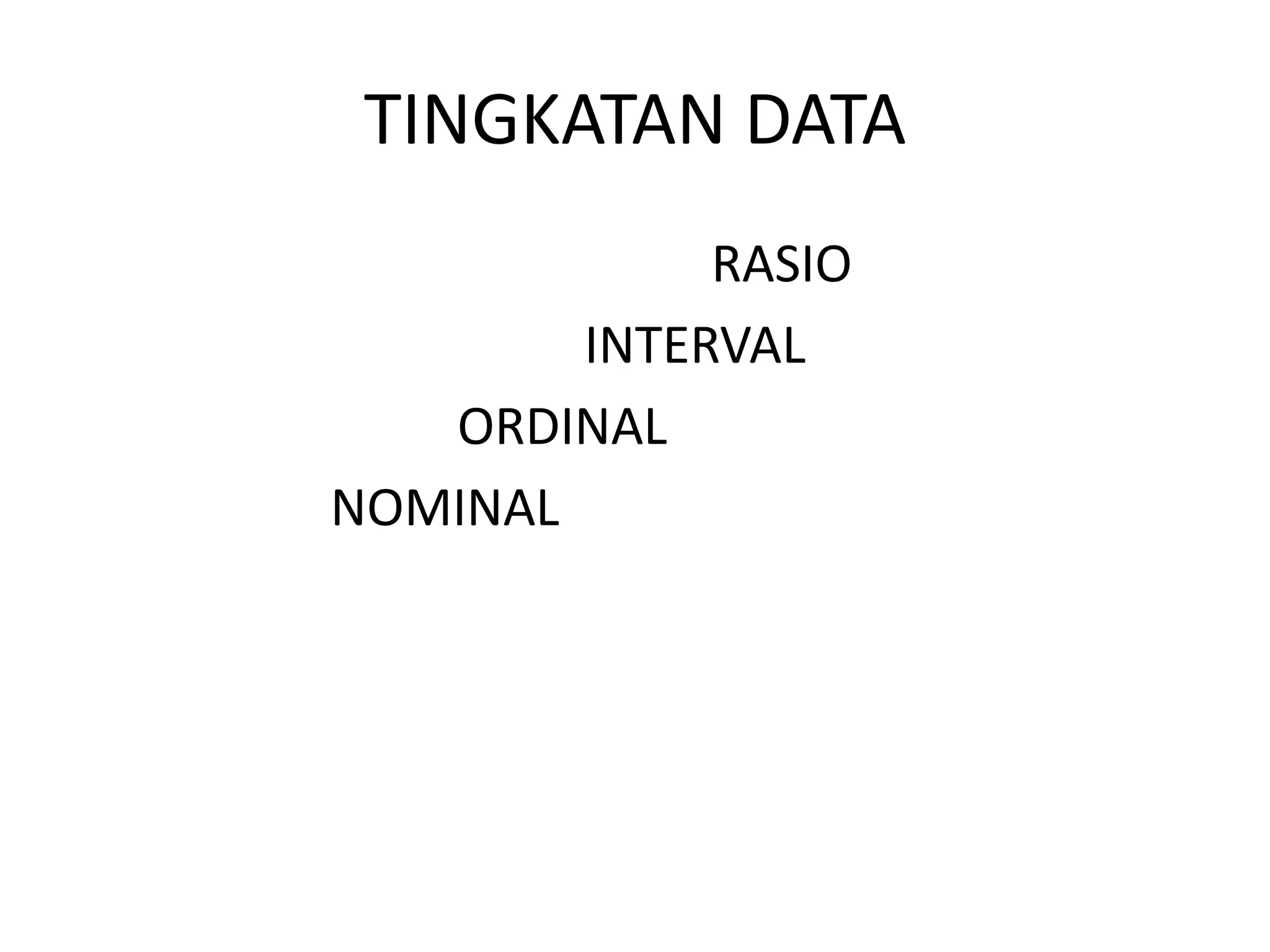 Data dan jenis data | PPTX