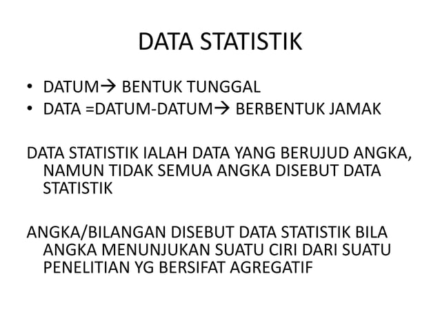 Data dan jenis data | PPTX