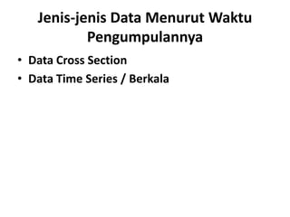 Data dan jenis data | PPTX