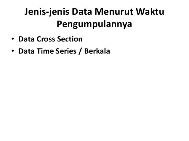 Jenis Data