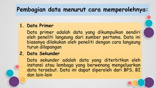 Data dan pengukuran data | PPTX
