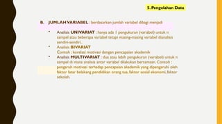 PPT data dan variabel untuk penelitian bisnis dan ekonomi | PPTX