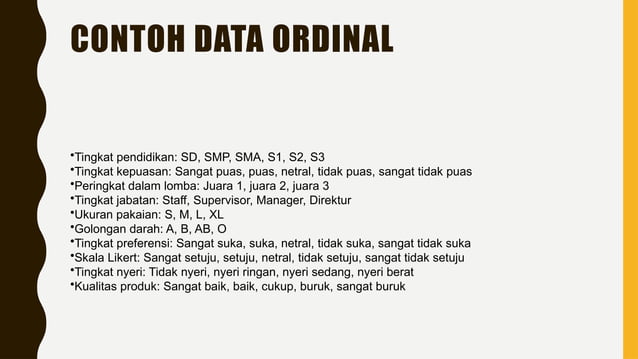 PPT data dan variabel untuk penelitian bisnis dan ekonomi | PPT
