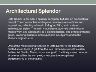 Data Darbar A Spiritual and Cultural Beacon in Lahore.pptx
