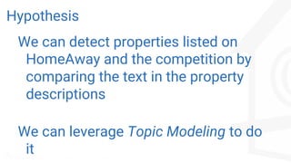 Data Day Seattle Duplicate Detection via Topic Modeling | PPT