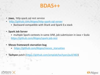 Spark, Tachyon and Mesos internals | PPT