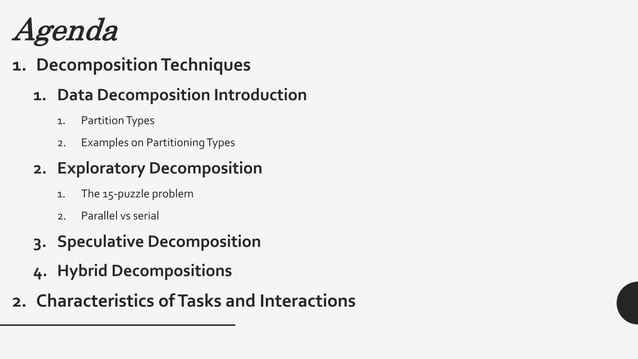 Data decomposition techniques | PPTX
