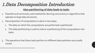 Data decomposition techniques | PPTX