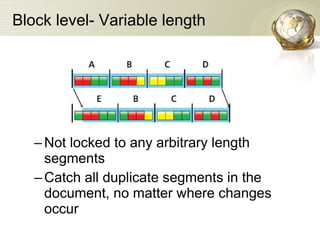 Data De Duplication New | PPT