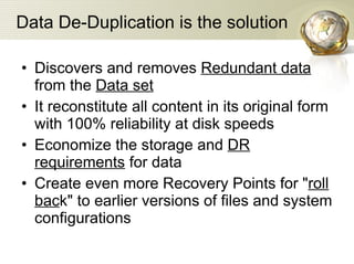 Data De Duplication New | PPT