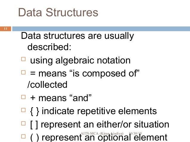 Data dictionaries