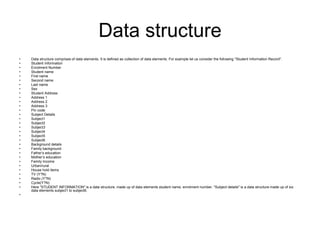 Data dictionary | PPT