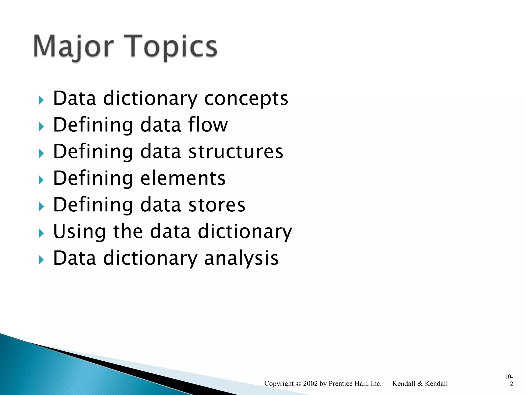 Data dictionary | PPT