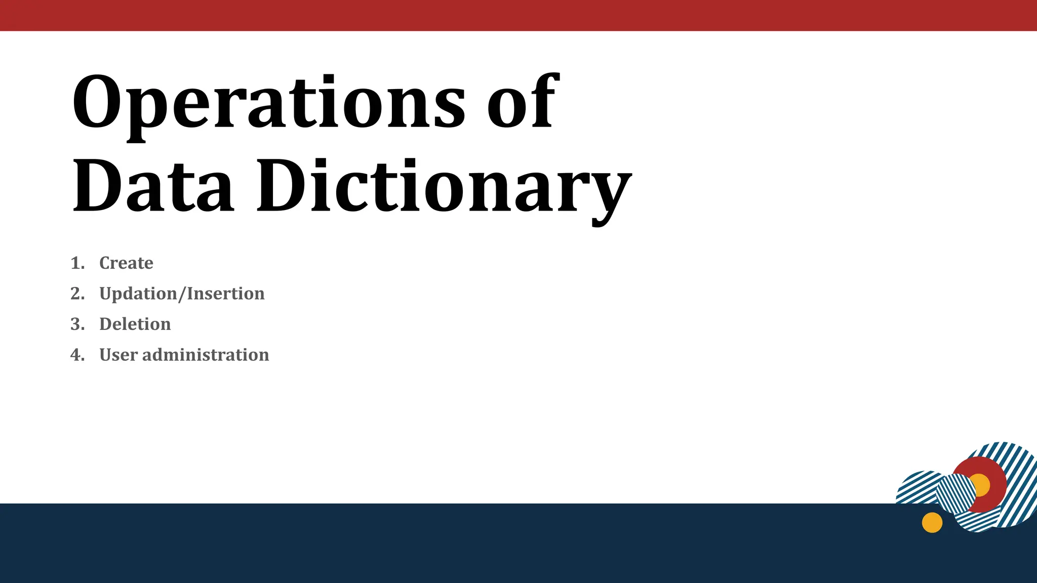 Data Dictionary , data and types of data .pptx