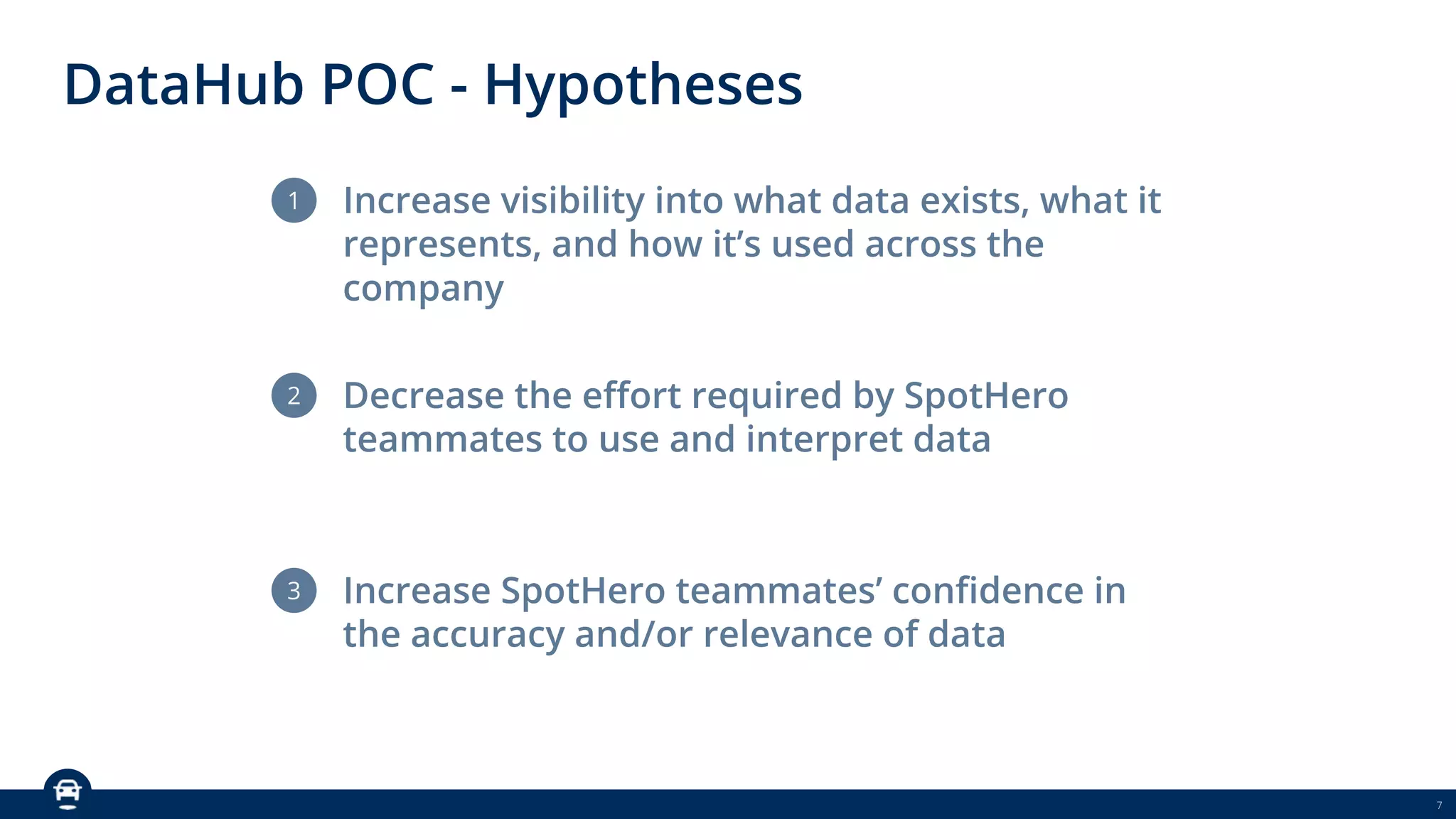Data Discoverability at SpotHero | PPT