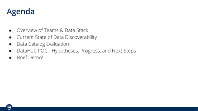 Data Discoverability at SpotHero | PPT
