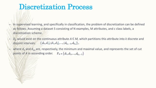 Data discretization | PPTX | 3-D Graphics | Computer Software and ...