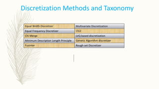 Data discretization | PPTX