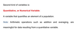 Data, Distribution Introduction and Types - Biostatistics - Ravinandan ...