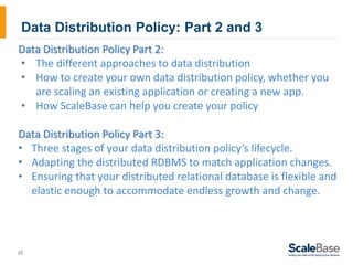 Distributed RDBMS: Data Distribution Policy: Part 1 - What is a Data ...
