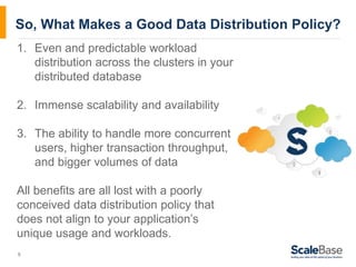 Distributed RDBMS: Data Distribution Policy: Part 1 - What is a Data ...