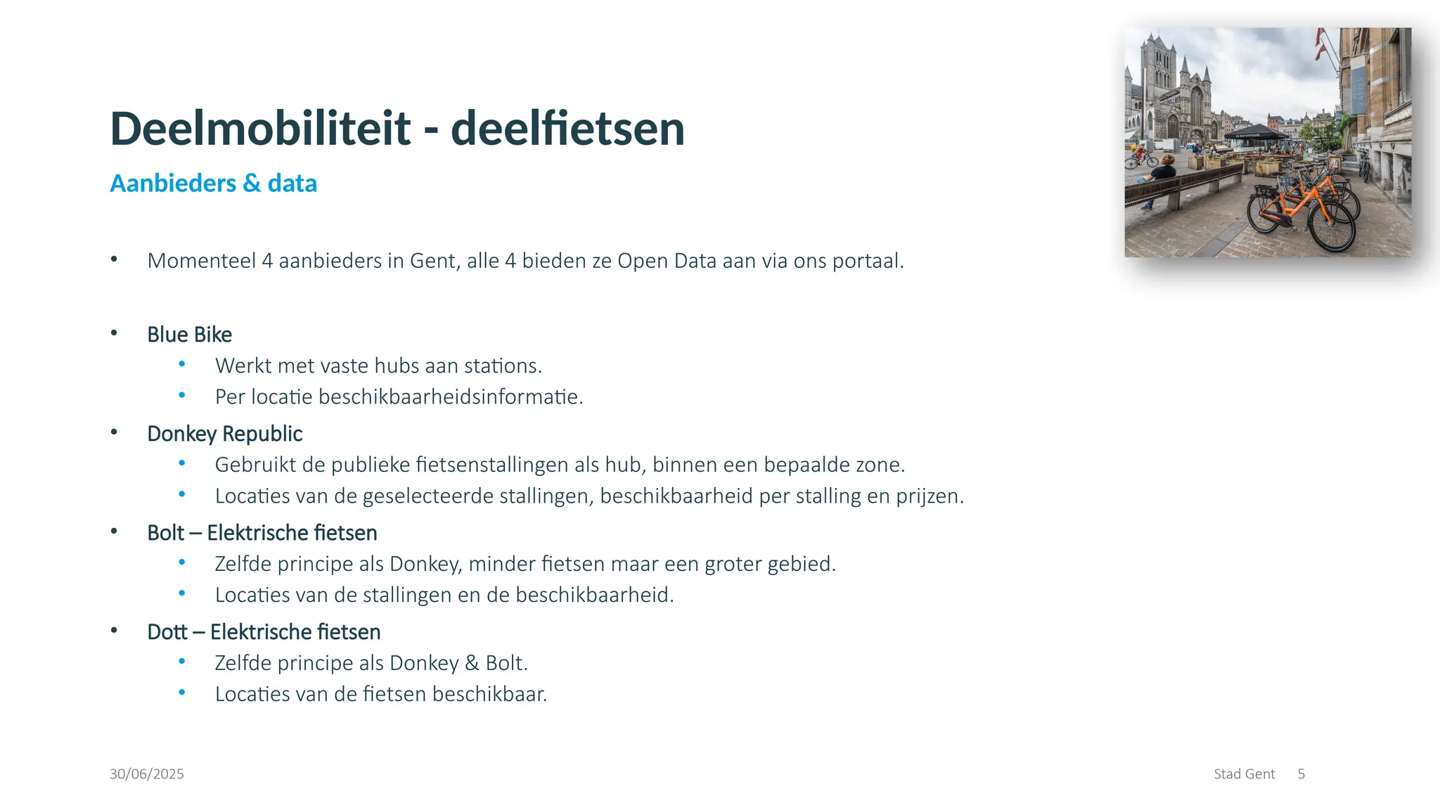 Datadive Mobiliteit Gent Datasets Mobiliteit | PPTX