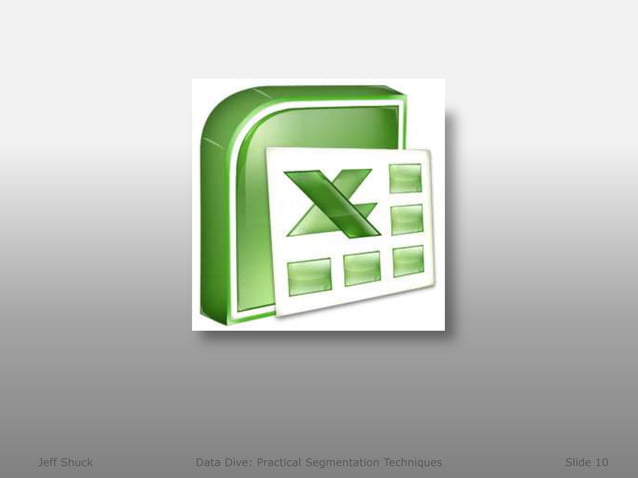 Data dive practical segmentation techniques | PPT