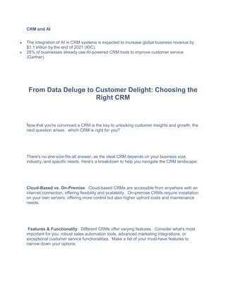 Data Don't Lie, CRMs Reveal All Explain? | PDF | Free Download