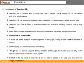 Data driven automation testing of web applications using selenium | PPT