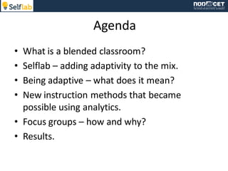 Data driven blended learning | PPT