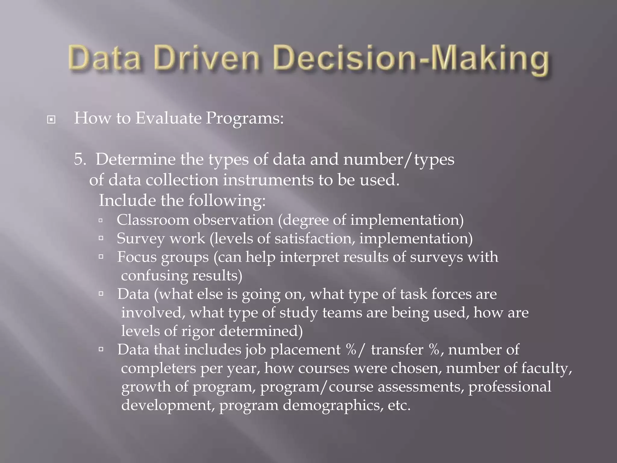 Data Driven Decision Making Presentation | PPTX
