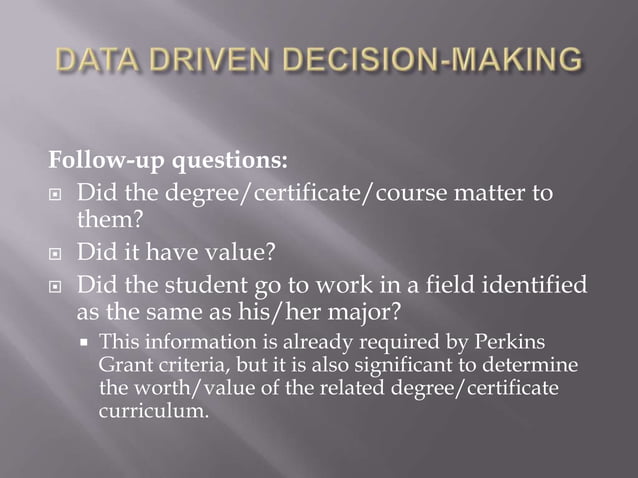 Data Driven Decision Making Presentation | PPTX