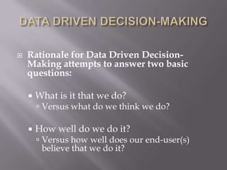 Data Driven Decision Making Presentation | PPTX