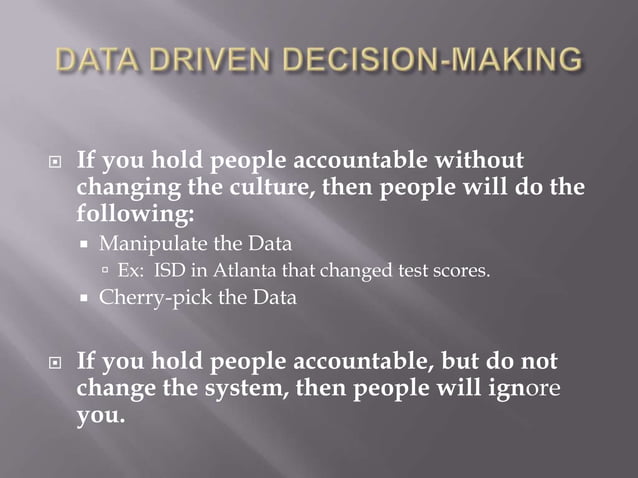 Data Driven Decision Making Presentation | PPTX