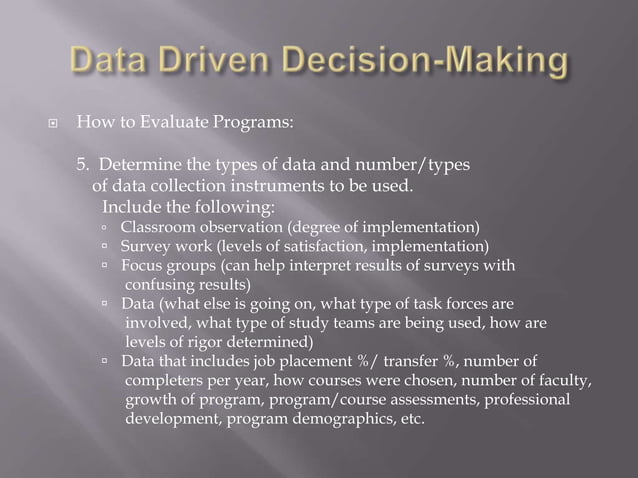 Data Driven Decision Making Presentation | PPTX