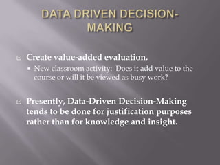 Data Driven Decision Making Presentation | PPTX