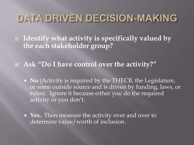 Data Driven Decision Making Presentation | PPTX