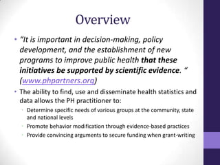 Evidence-based Program Development | PPTX