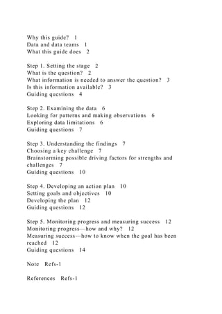 Data Driven Instructional Decision MakingA framework.docx