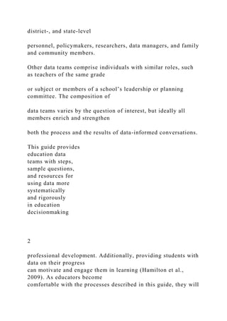 Data Driven Instructional Decision MakingA framework.docx