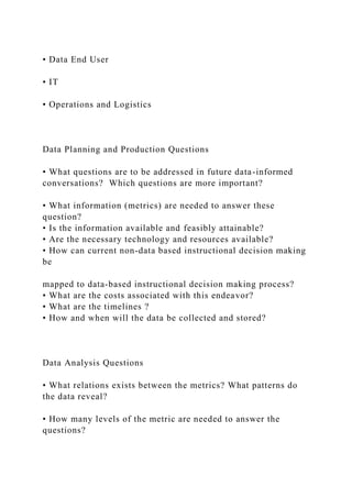 Data Driven Instructional Decision MakingA framework.docx
